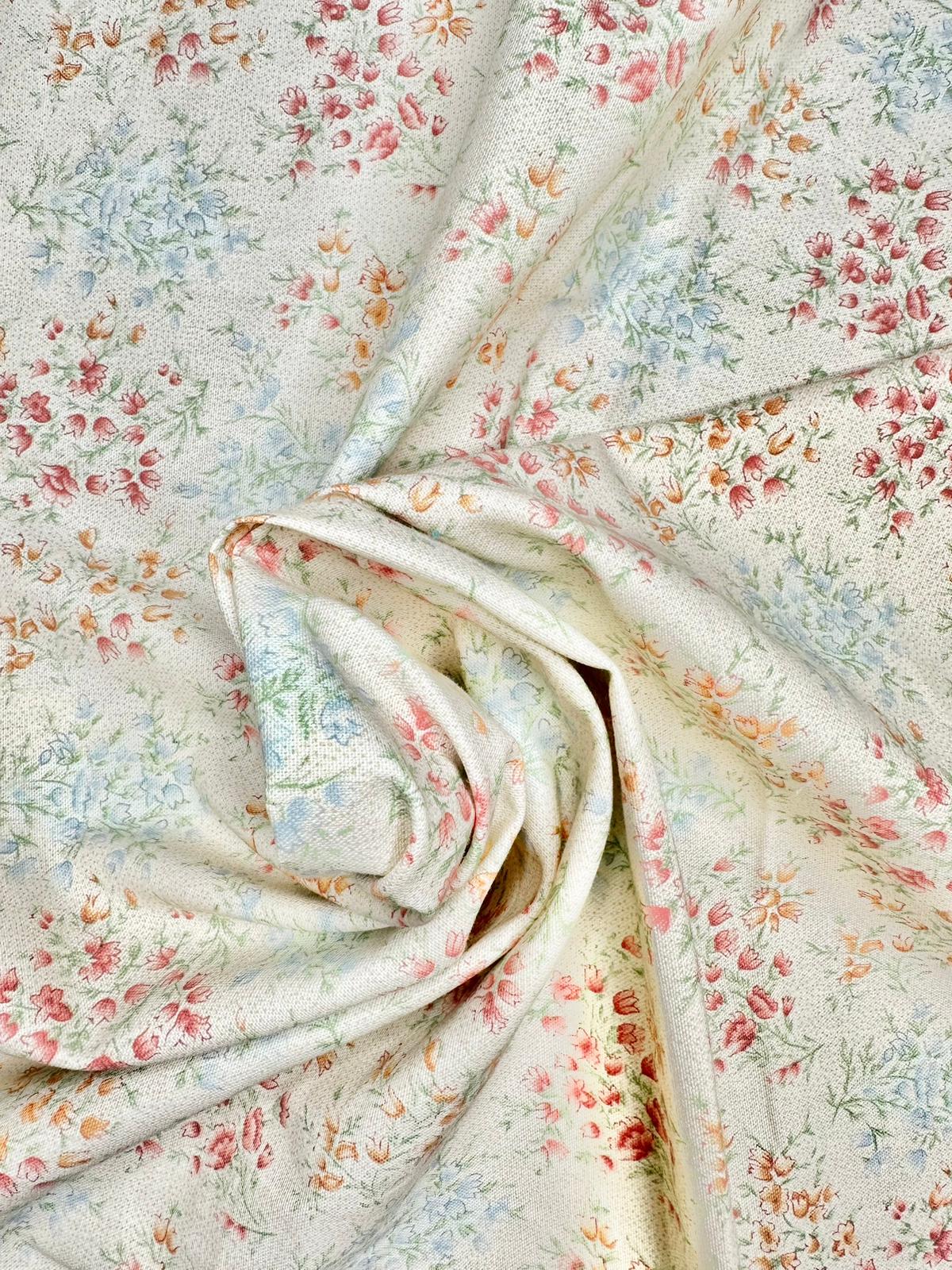 Flores Vintage – Telas La Tonelada