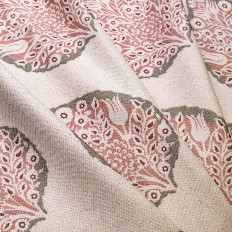 Tela Lino Hoja Rose – Telas La Tonelada