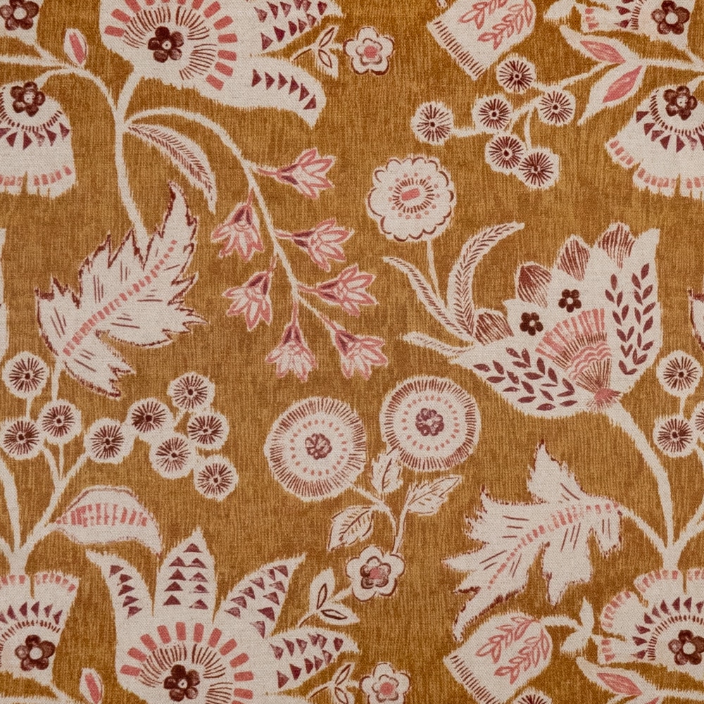 Tela Lino Kala Floral – Telas La Tonelada